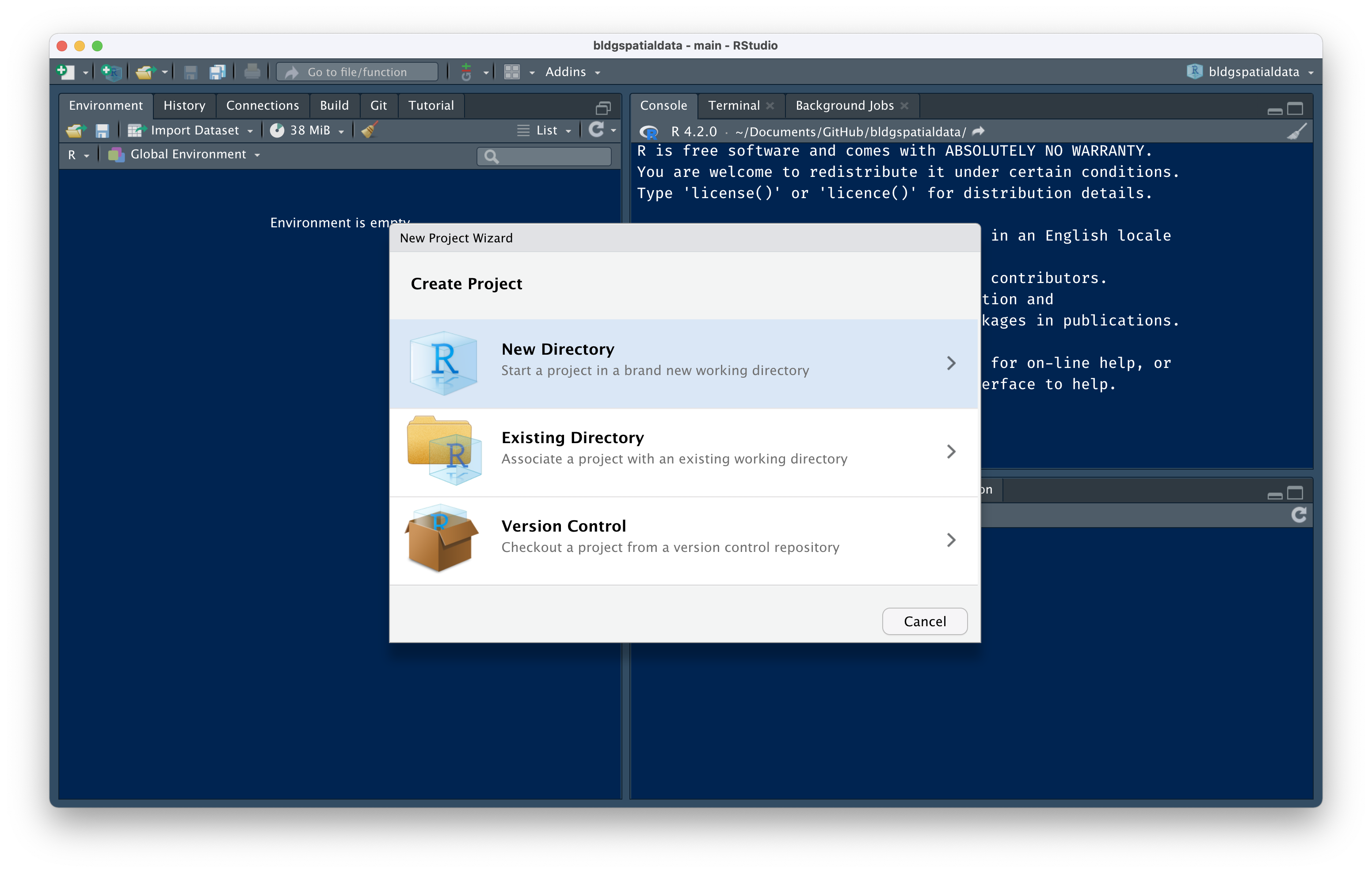 Building Spatial Datasets - How to use RStudio during this course
